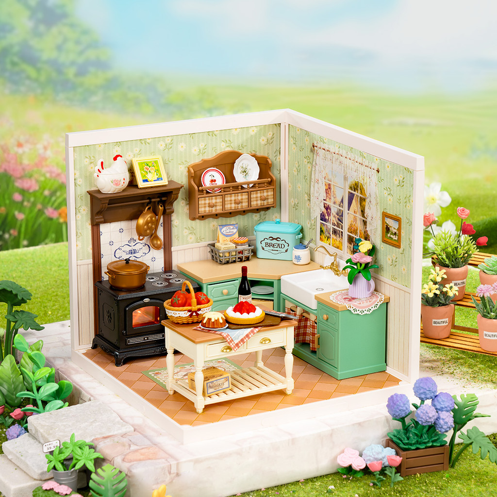 ROBOTIME Rolife DIY Miniature House Kits Super Creator Model Farmhouse ...