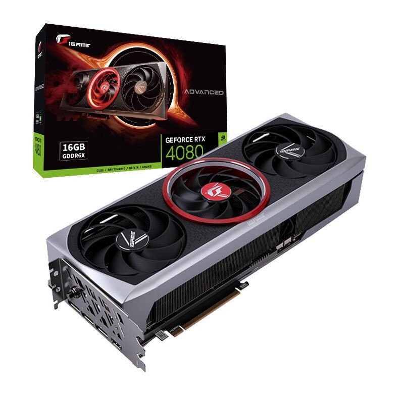 IGame GeForce RTX 4080 16GB Advanced OC Radio Gaming Game Graphics Card ...
