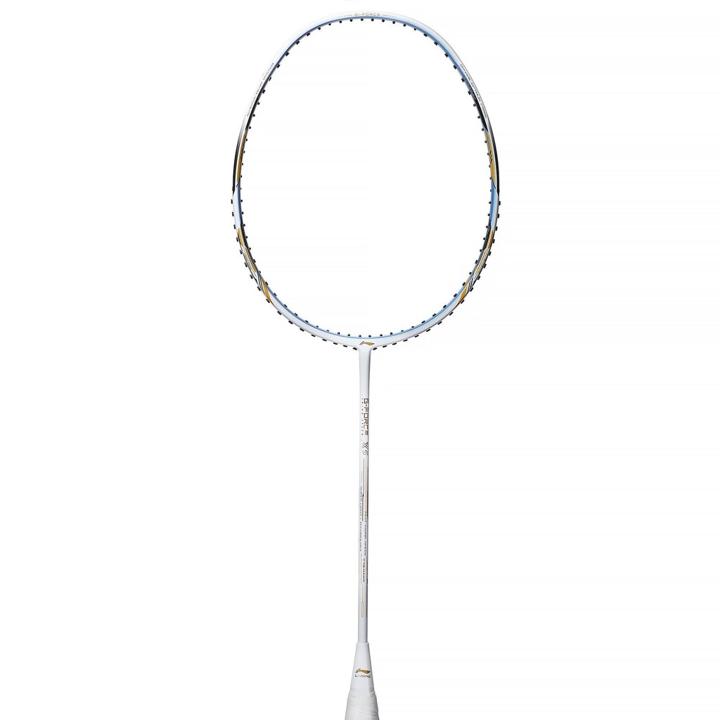 Li Ning Unisex Adults G-Force X5 Badminton Racket Adults (White/Gold ...