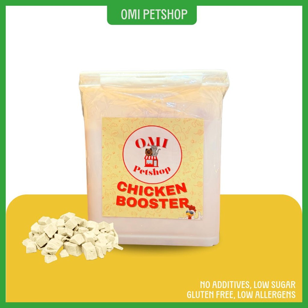 OMI Petshop 500g Booster Gemuk chicken booster cat dried food freeze ...
