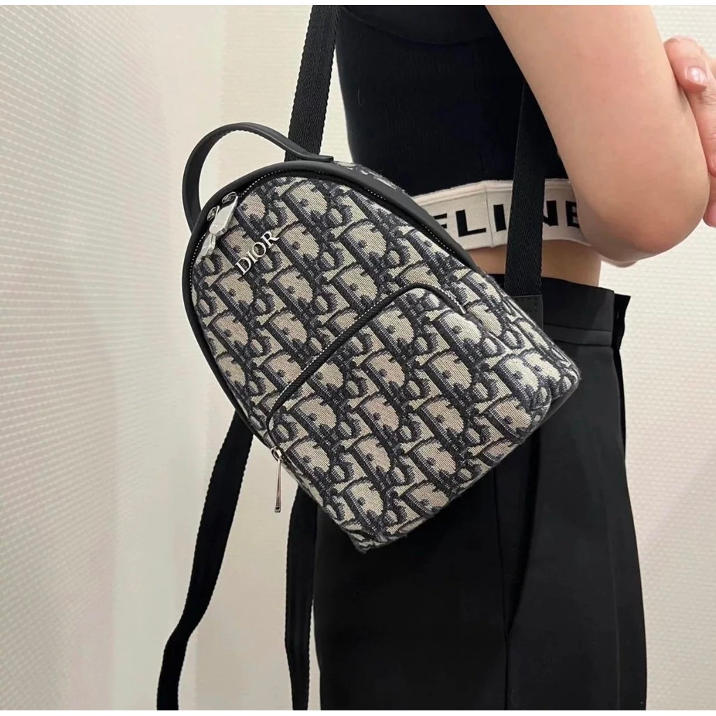 Dior Backpack Classic Presbyopic Super Cute Mini Backpack | Shopee Malaysia