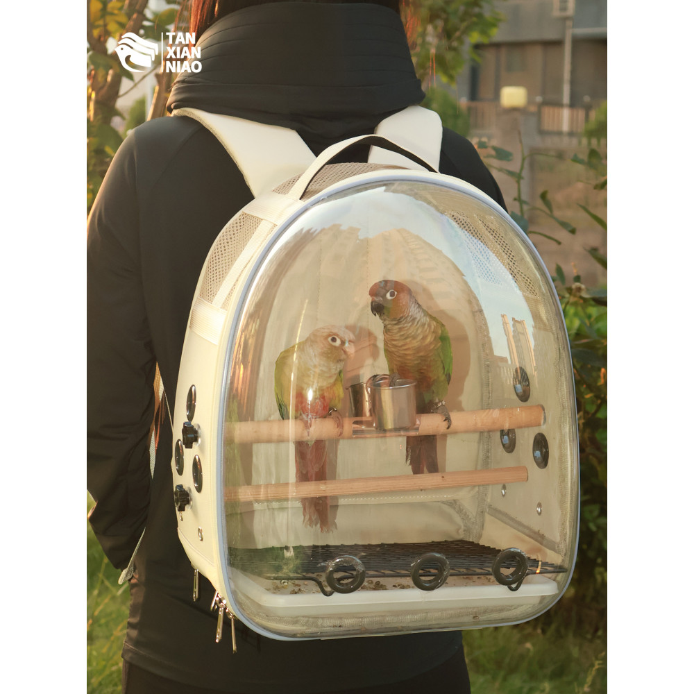 Adventure Bird Large Size Parrot Outing Bag Black Phoenix Bird Bag ...