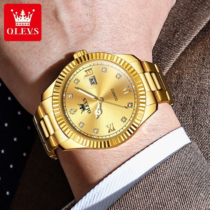 OLEVS Brand Watch (100% Genuine+Free Original Box) 3623-3 Quartz Watch ...