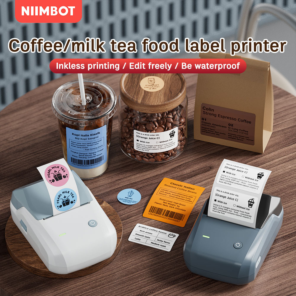 NIIMBOT B1 Thermal Label Printer Price Tag Printer Portable Barcode ...