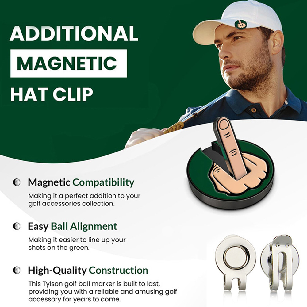 Golf Ball Position Marker with Magnet Middle Finger Positioning Tool ...