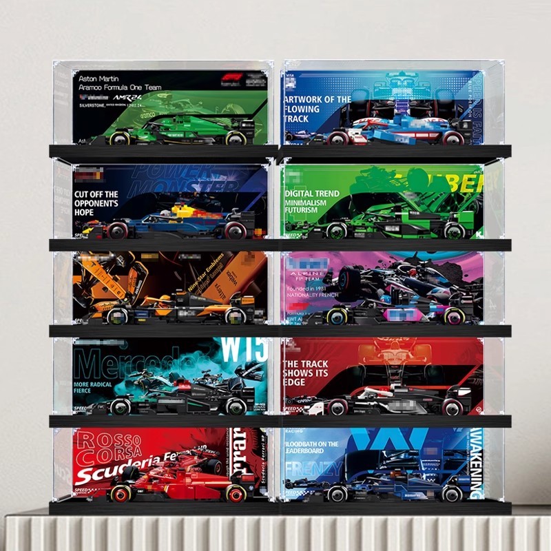 [Transparent Display Box] Acrylic Display Box Suitable for Lego speed ...