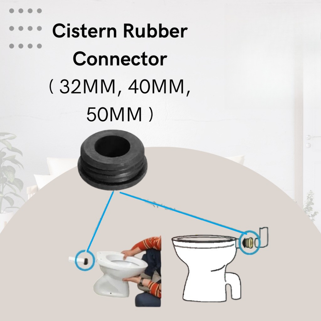 CJRP 8001 32MM, 40MM, 50MM Toilet Cistern To Pan Internal Flush Pipe ...