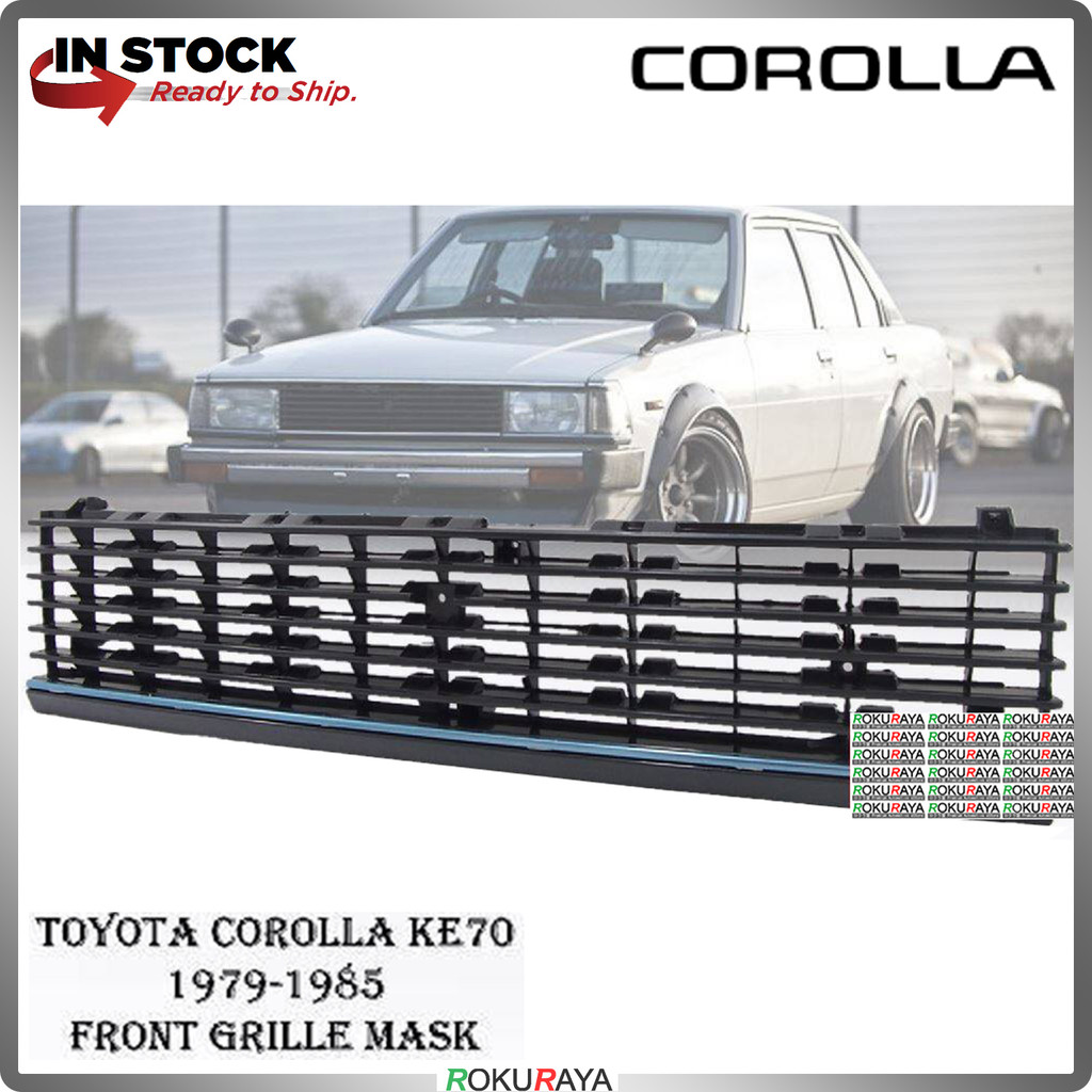 Toyota Corolla KE70 KE72 TE72 AE70 E70 GL Front Bumper Top Grill Grille ...
