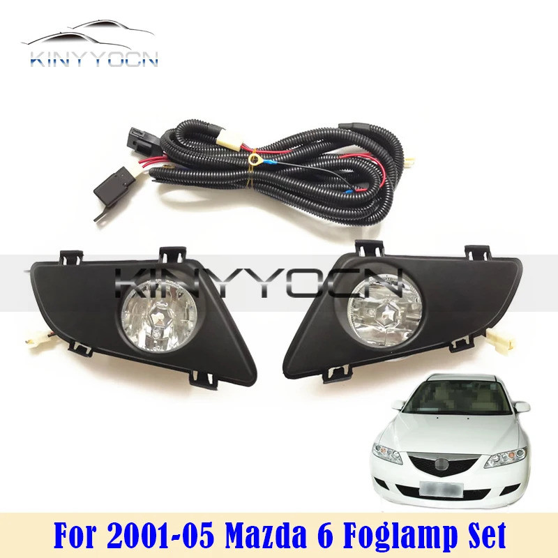 For 2001 2002 2003 2004 2005 Mazda 6 Mazda6 M6 Foglamp Front Bumper Fog ...