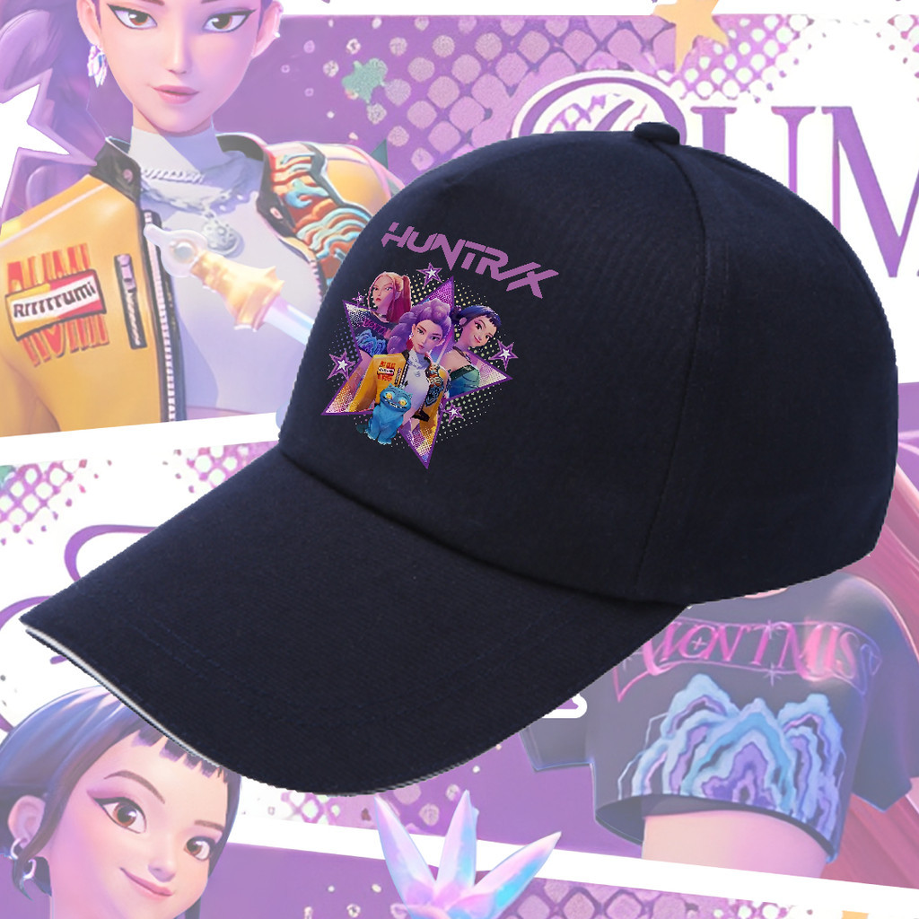 Ready Stock Kpop Demon Hunters Baseball Cap Huntrix Kpop Idol Hat Cap ...