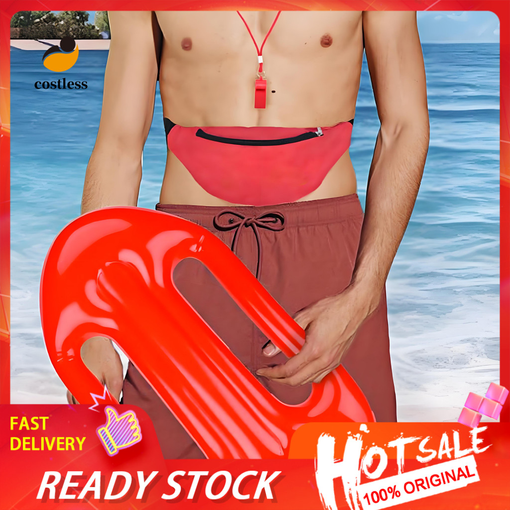 Inflatable Pool Float Long-lasting Water Accessory 3-handle Lifeguard ...
