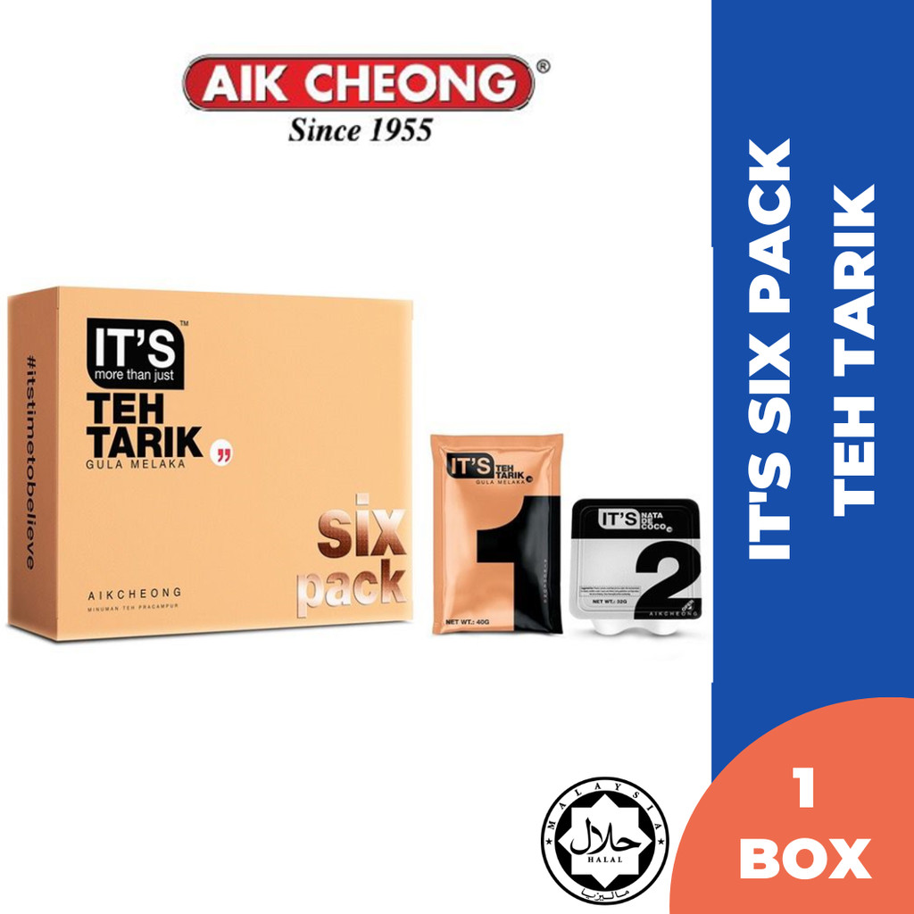 AIK CHEONG IT’S Six Pack Teh Tarik - 1 Box | Shopee Malaysia