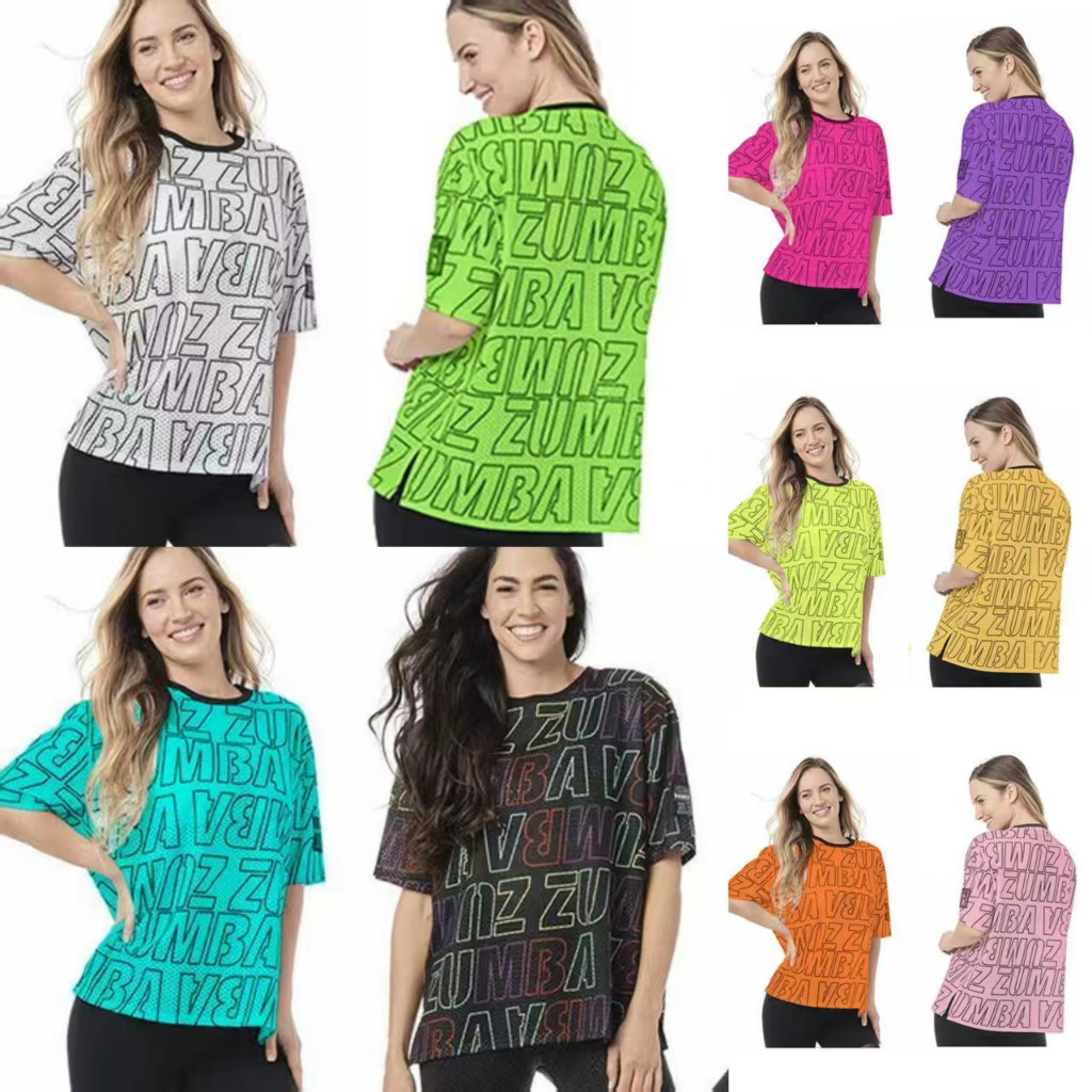 ZUMBA 2025 Quick Drying Stretch Net Men's and Women's Summer New Sports ...