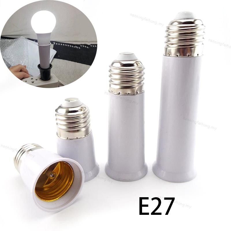 65mm 95mm 120mm Bulb Adapter E27 to E27 Extender LED Lamp Light Base ...