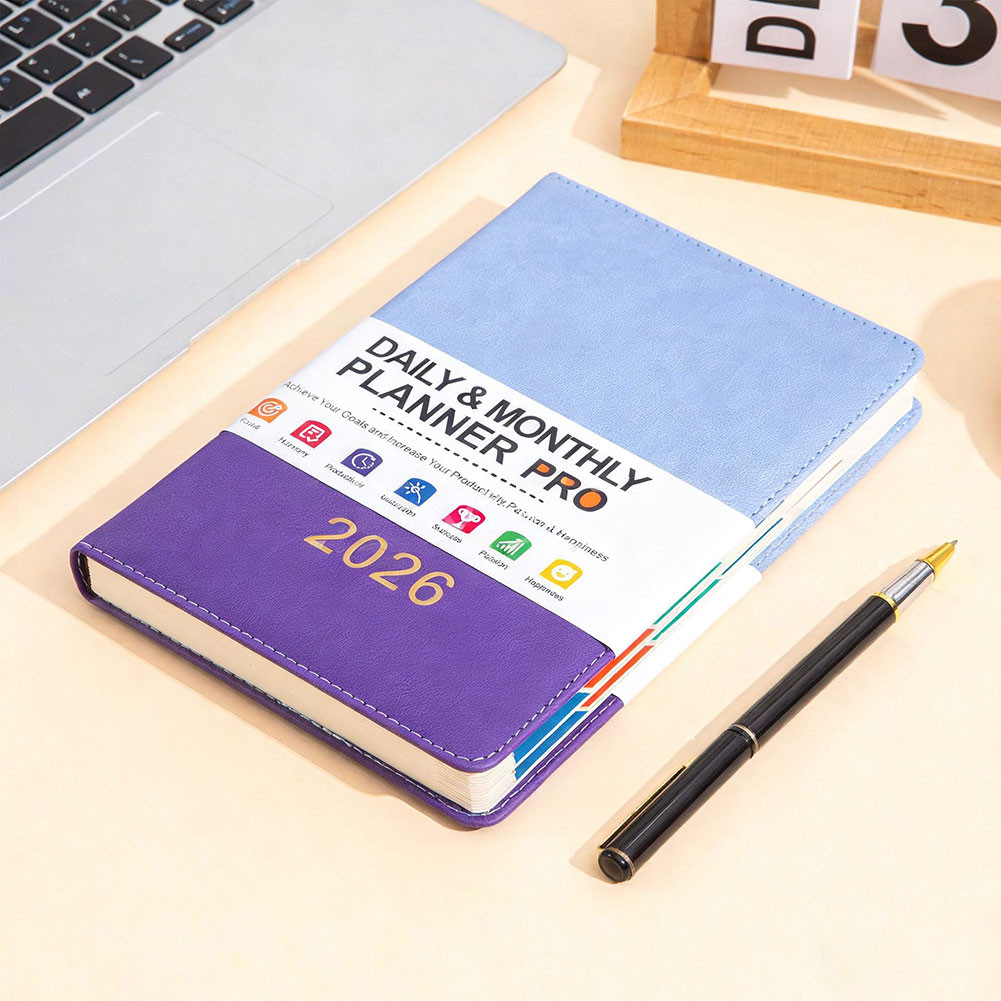 Daily Monthlys Planner 2026 Calendar Book Boost Productivity Manage ...