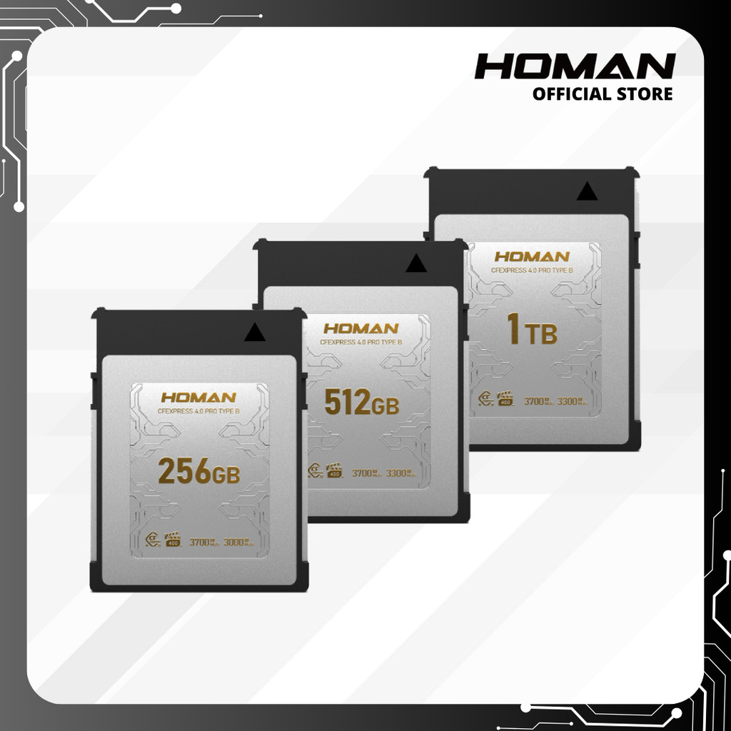 HOMAN CFexpress Card Type-B 4.0 PRO (256GB/512GB/1TB) | Shopee Malaysia