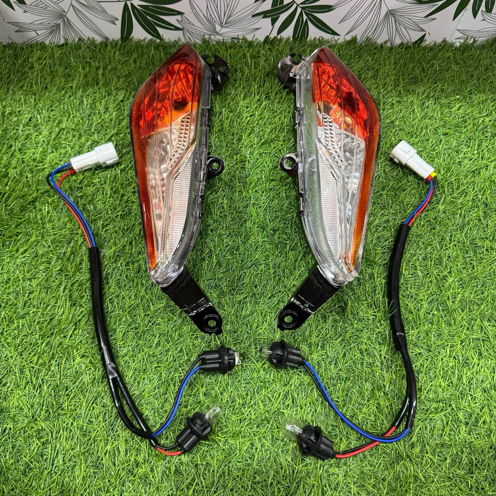 (LC135 V4) (VIETNAM) Original Vietnam Front Signal Orange Style Yamaha V4 V5 V6 V7 Depan ...