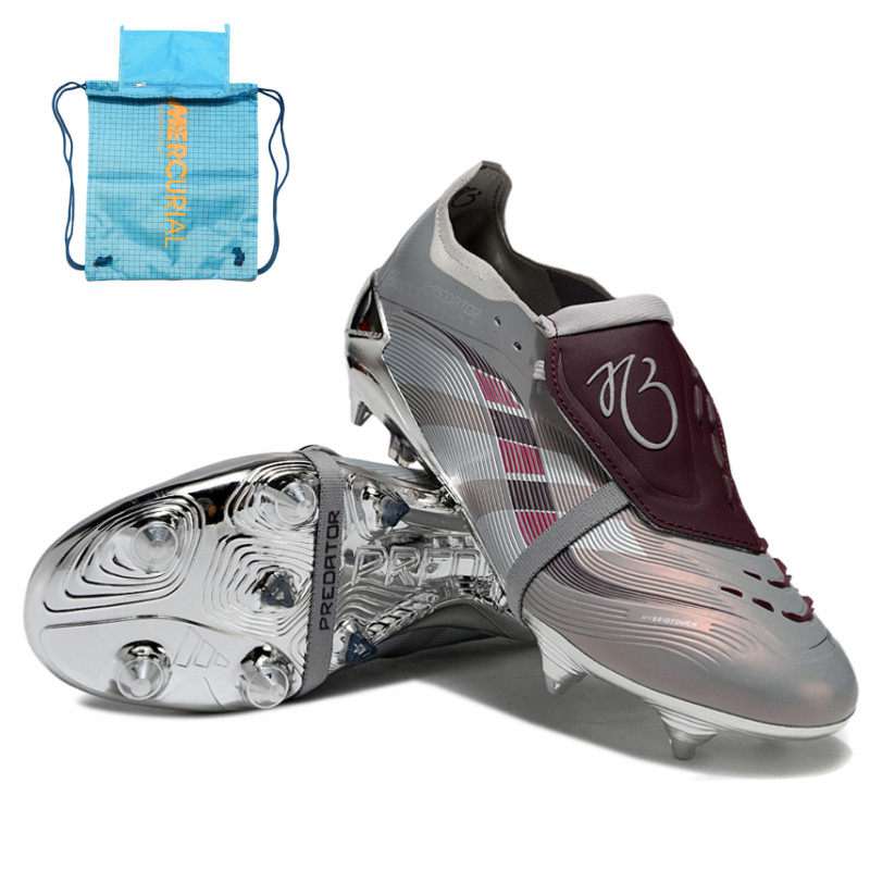 Soccer shoes PREDATOR 25 SG BOOTS Falcon fully knitted high top FG ...