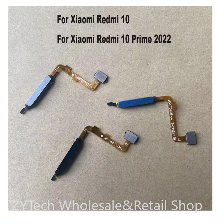 For Redmi 10 10 Prime 2022 Fingerprint Sensor Scanner Touch ID Connect ...