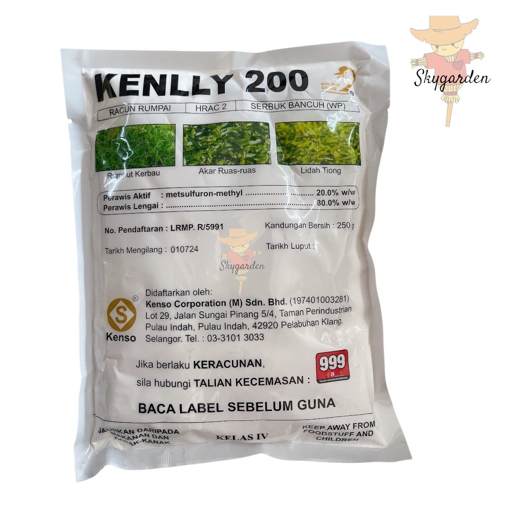 Kenlly 200 / 250g (Serbuk)Racun Rumpai (Sama Dengan Ally) Anak Kayu ...