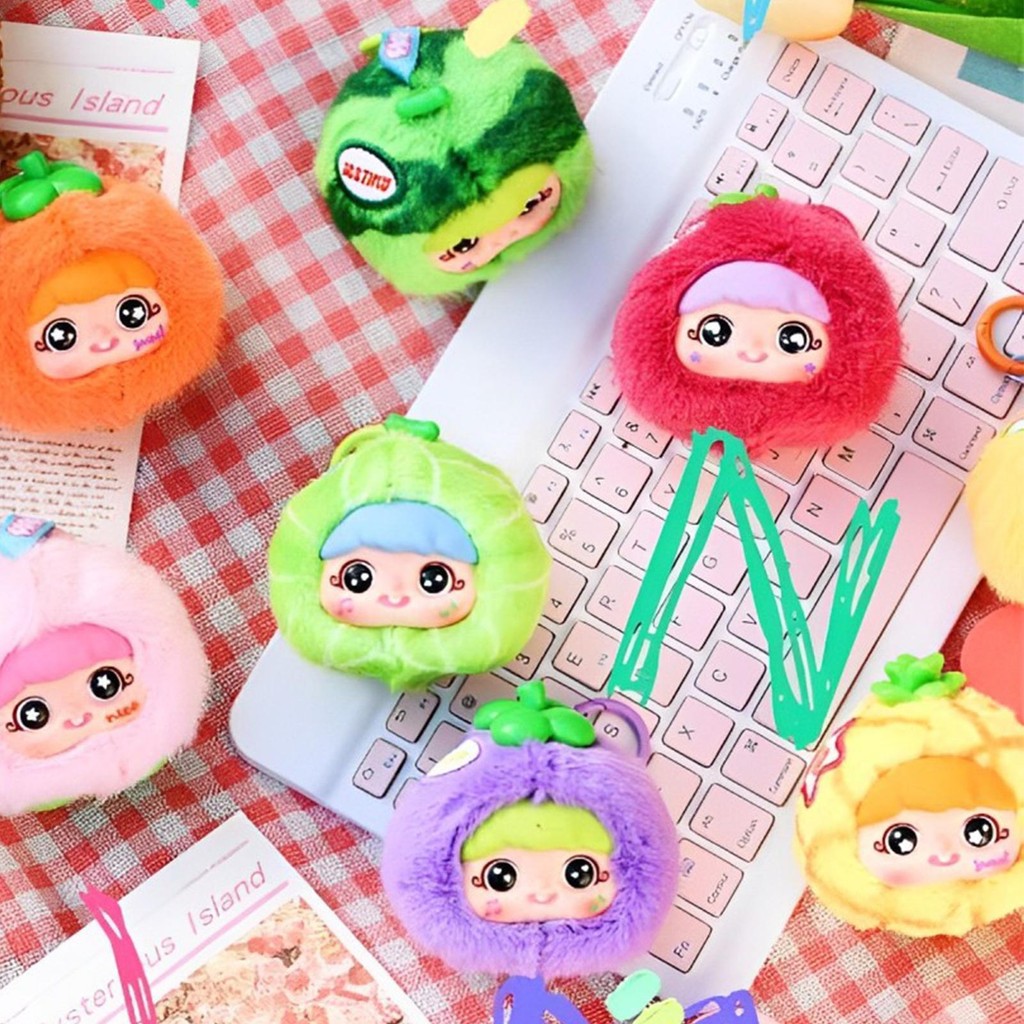 YaYa Fun Fruit Plush Series Blind Box Collectible Stuffed Toys Unique ...