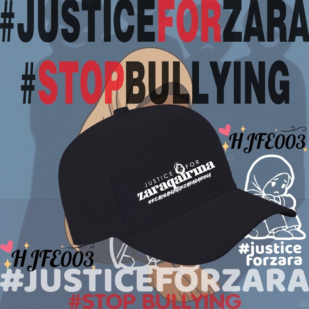 Casual 2025 Justice For Zara Qairina Printed Baseball Cap #Stopbullying ...
