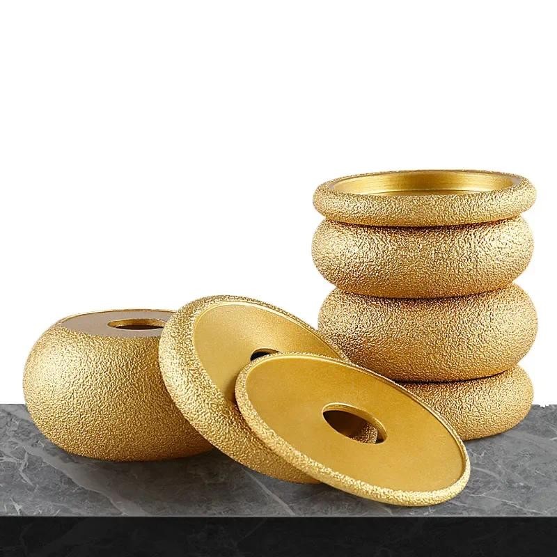 75mm Stone Edging Wheel Grinding Wheel Roman Slotted Granite Marble ...
