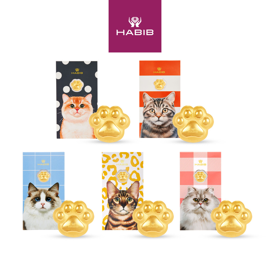 HABIB Cat Collection | 999.9 Gold Wafer (0.20g – 1.00g) | Shopee Malaysia