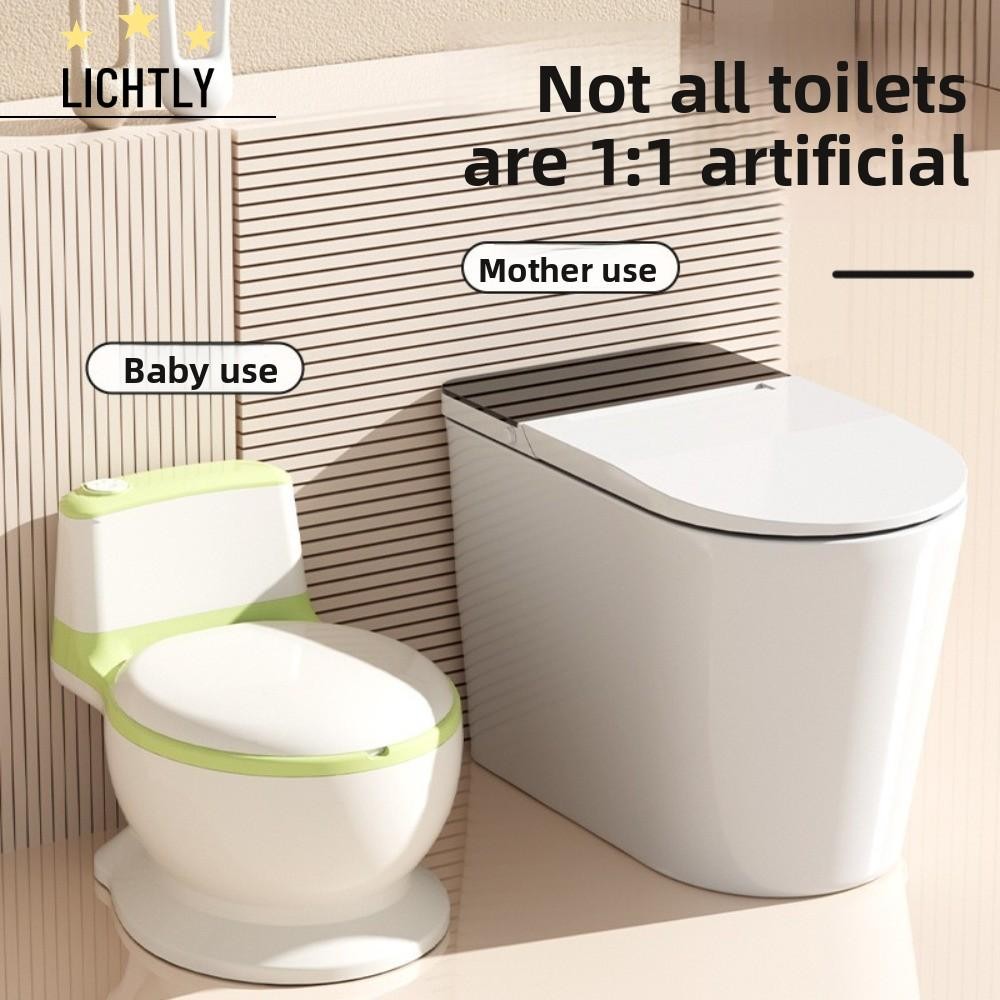 LICHTLY Children's Potty, Flushing Sound Adjustable Toilet Training ...