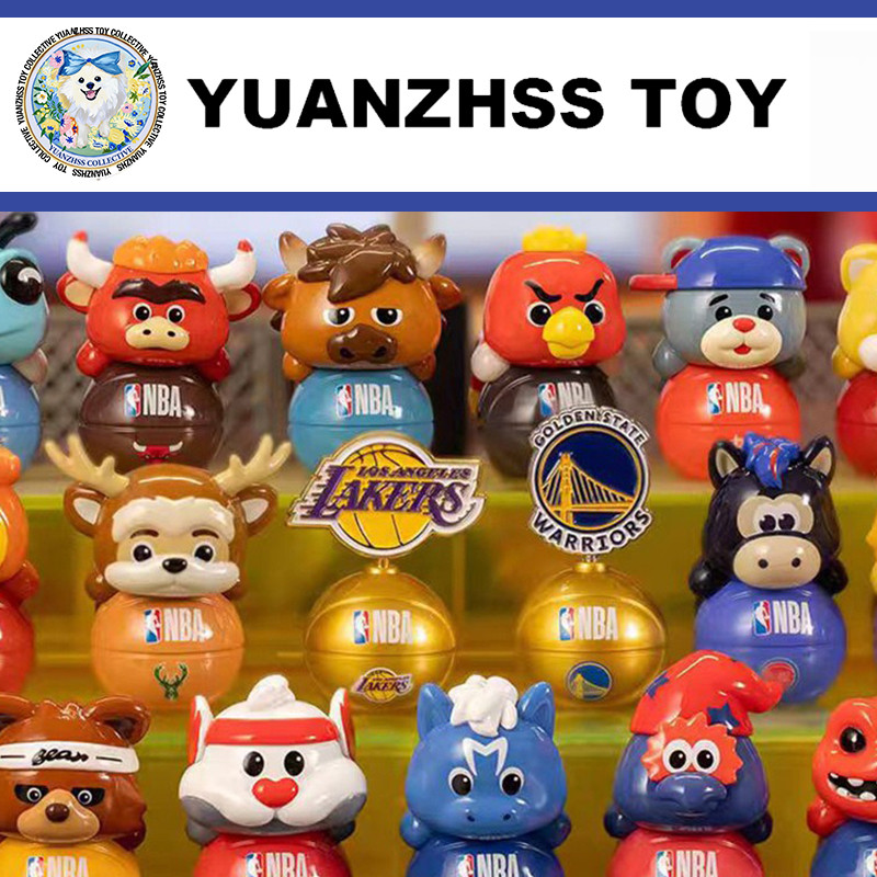 Official NBA Mascot Sticker Fun Blind Box - Mini Collectible Figures ...