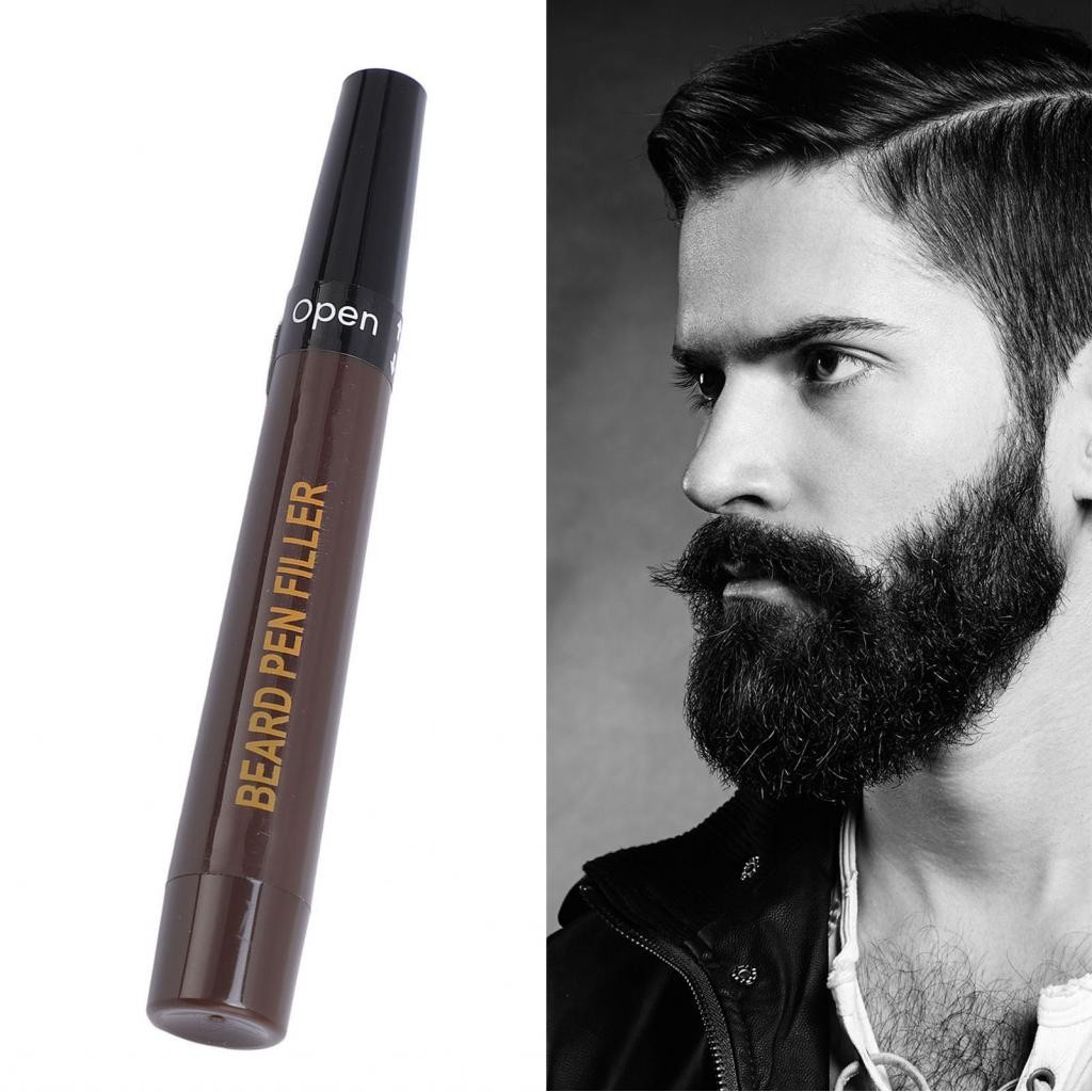 jijaka-my Bearded Pencil Beard Pen Water 1.5 Ml for Men (dark brown ...
