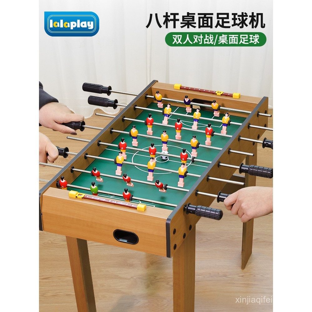 Wooden Children's Table Football Machine Board Game Playing Football ...