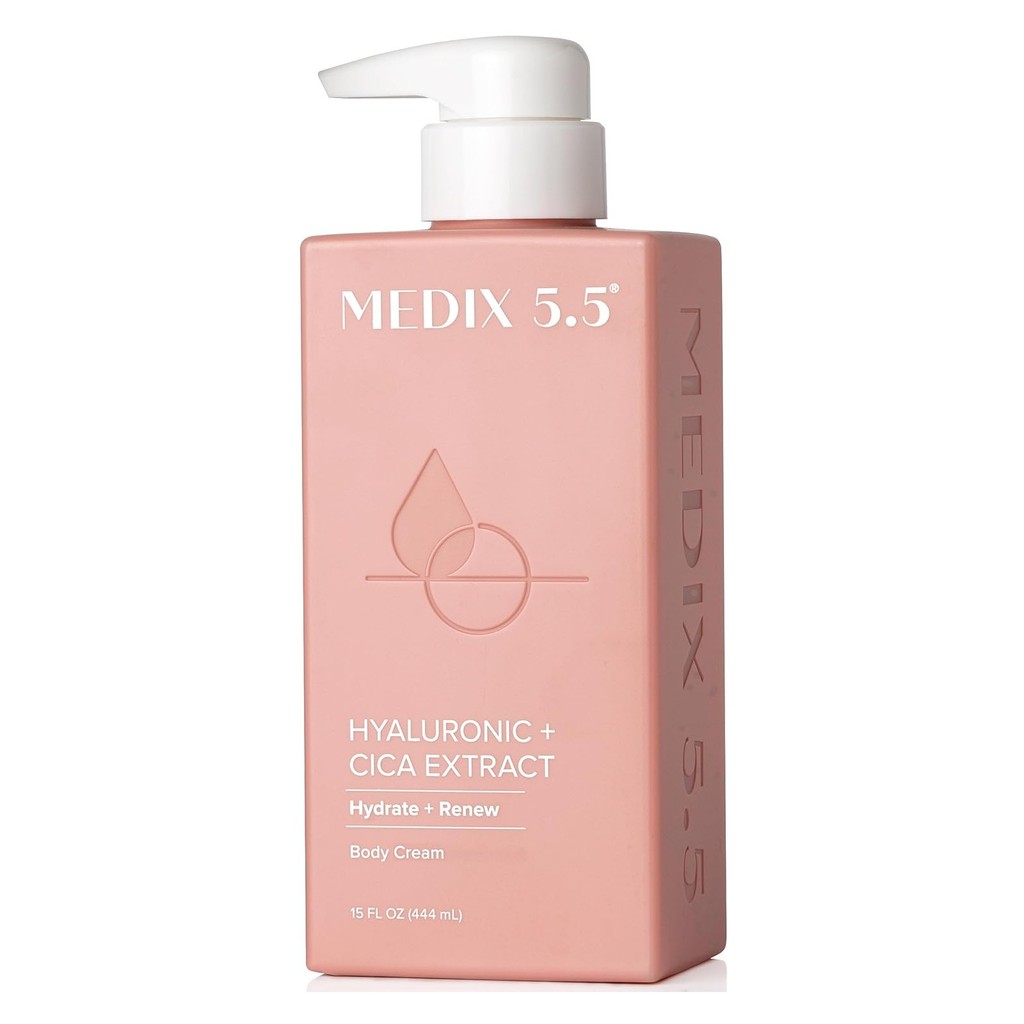 Medix 5.5, Body Cream, Hyaluronic + Cica Extract, 15 fl oz (444 ml ...