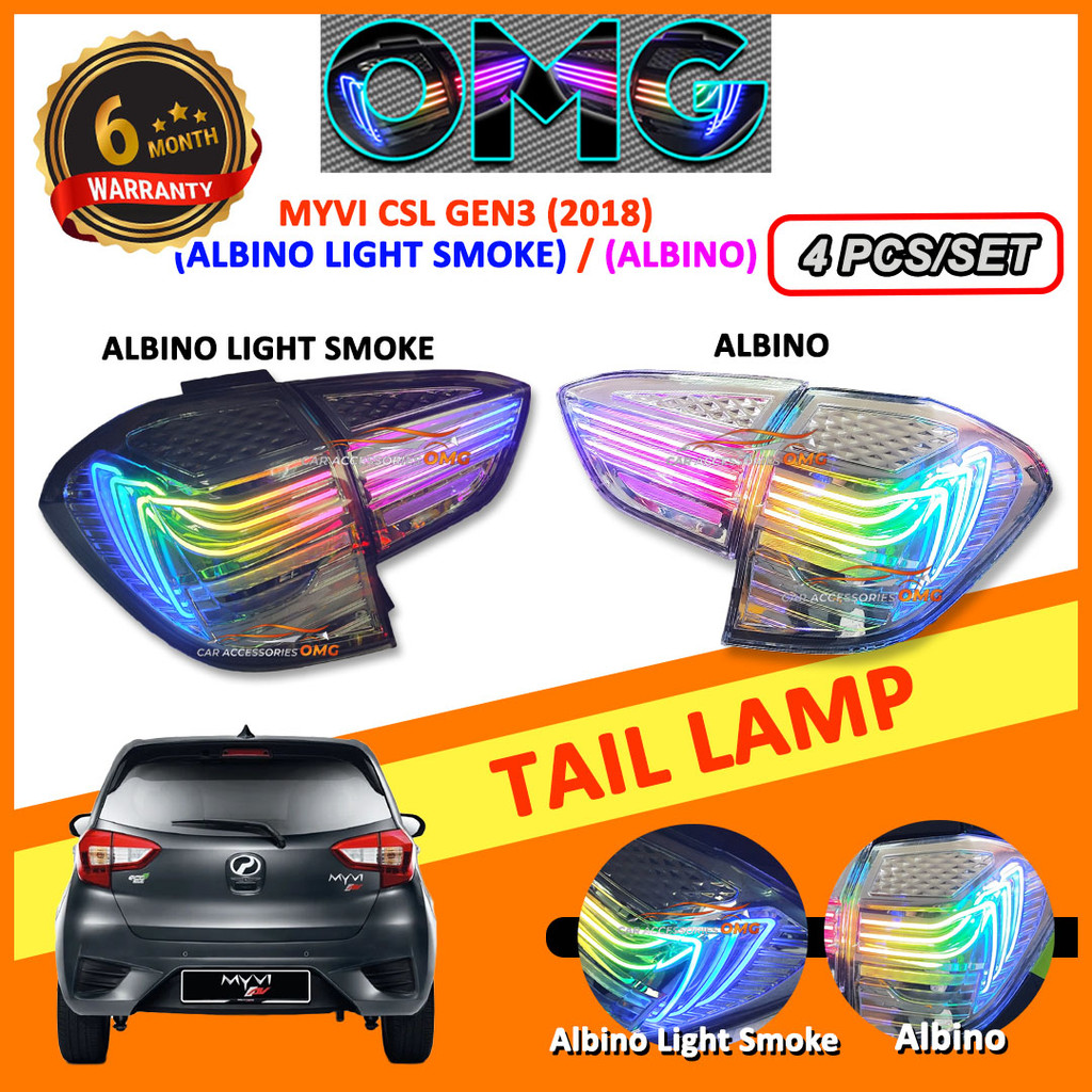 Perodua Myvi Gen3 FL 2018 - 2025 CSL Venom Design Laser RGB Dynamic ...