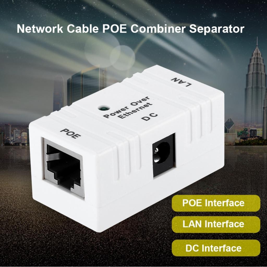 goonshopping Mini POE Injector/Splitter Universal RJ45 Connector AP ...