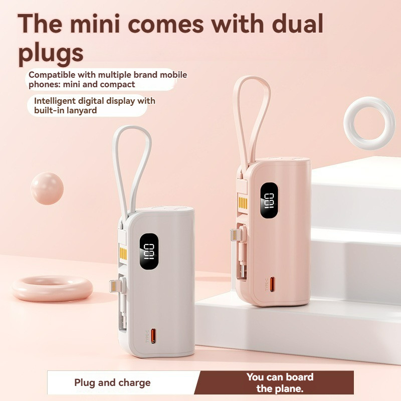MINI Power Bank10000mAh - Big Capacity, Smart Digital Display, 2-in-1 ...