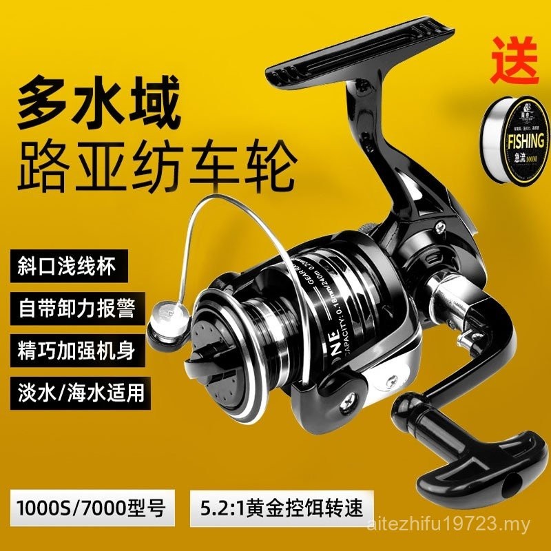 Ultra-Long Spinning Wheel All-Metal Slanted Shallow Thread Cup Genuine ...