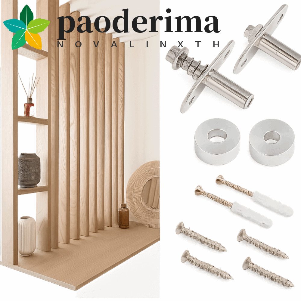 PAODERIMA Pivot Doors Hinges, Anti-Rust Adjustable Rotation Mounting ...