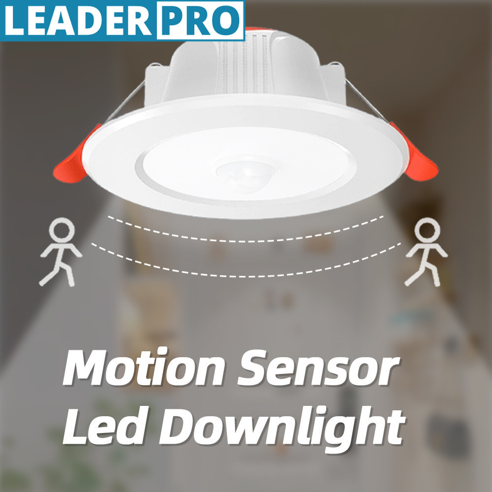 Smart PIR Motion Sensor / Radar Sensor Recessed LED Downlight 9W 12W ...