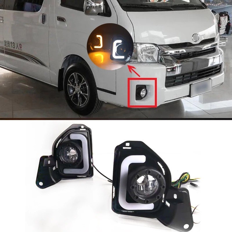 Berkenaan untuk Toyota Hiace 2014-2020 HIACE200 Hiace Modified LED ...