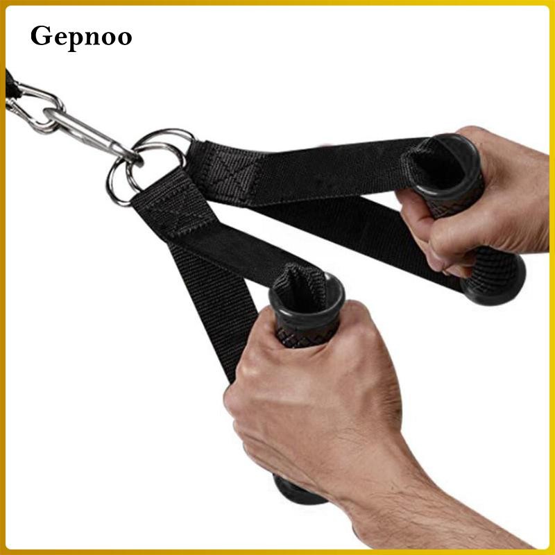Gepnoo Cable Machine Handles Resistance Band Handles Grips for Fitness ...