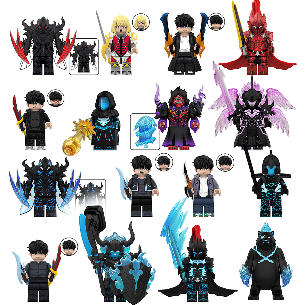 Solo Leveling Sung Jin-Woo Beru Igris Mage Tusk Bellion Tank Figure ...