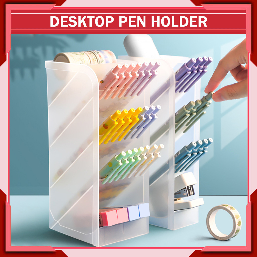 Pen Holder Office Desk Organizer Stationery Storage Organizers Pen ...