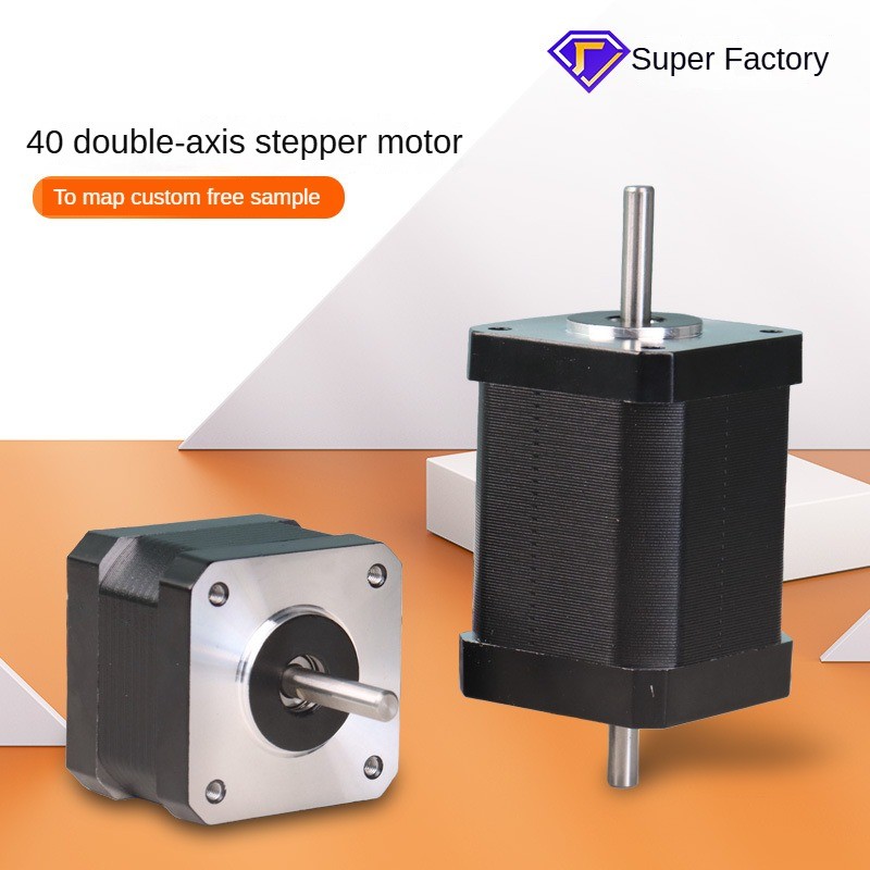 42 Dual Outlet Shaft Stepper Motor Two-Phase Four-Wire Mini Hybrid ...