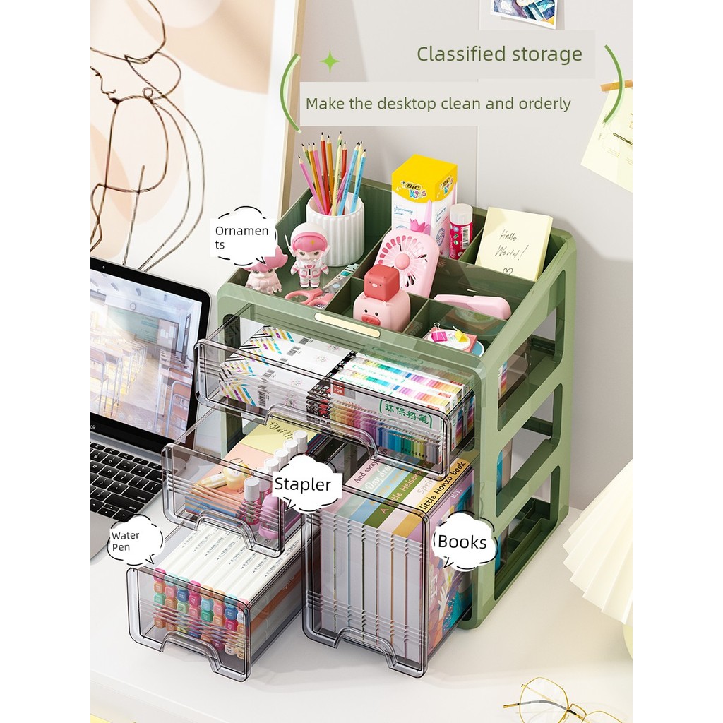 stationery rack organizer stationery rack Kotak Penyimpanan Alat Tulis ...