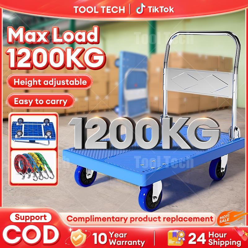 NEW Trolley Portable 150KG/700KG Hand Truck PVC/Thick Steel Plate ...