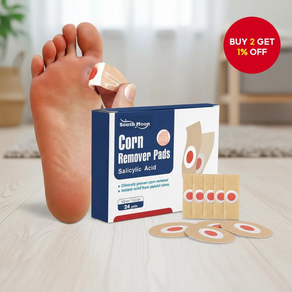 Medicated Wart Removal Patches for Feet - Corn Callus Treatment with ...