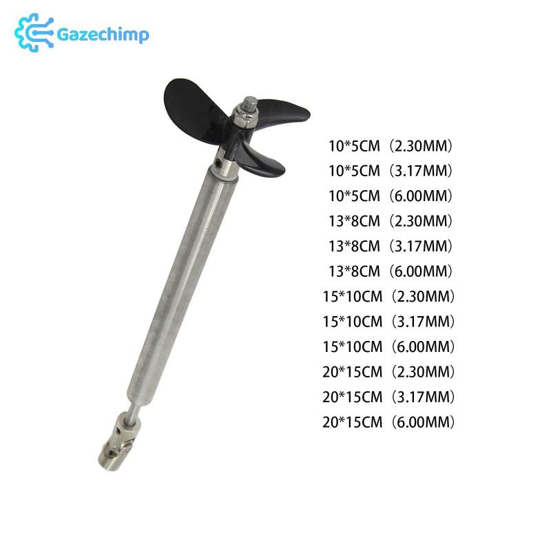 [Gazechimp] Premium RC Boat Drive Kit with Propeller And Flexible ...