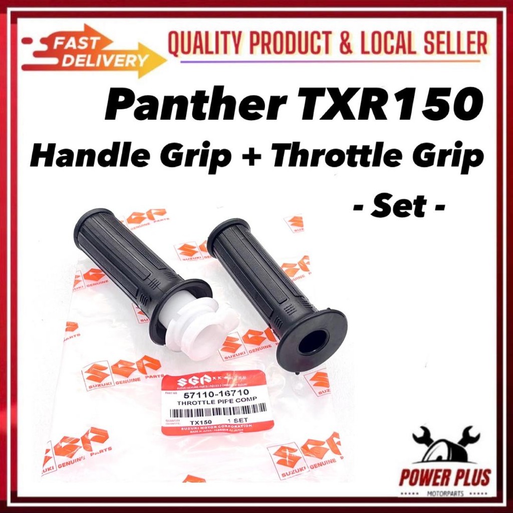 Handle + Throttle Grip Suzuki Panther TXR150 TXR 150 Handel Kiri Kanan ...