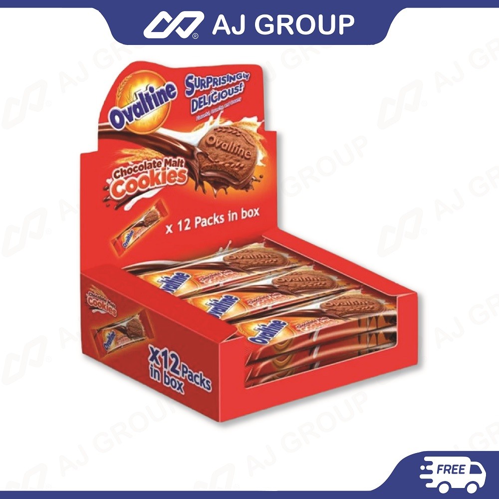 Ovaltine Chocolate Malt Cookies (30g x 12's) | Shopee Malaysia